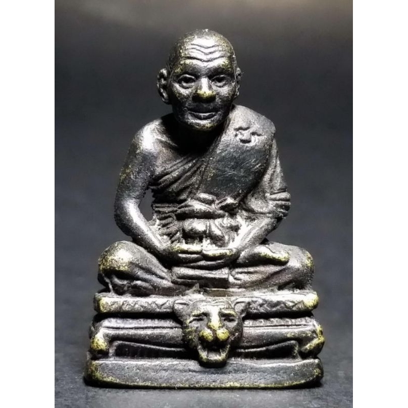 รูปหล่อหลวงพ่อเปิ่น วัดบางพระ จังหวัดนครปฐม สร้างปี 2530 เนื้อทองเหลือง ...