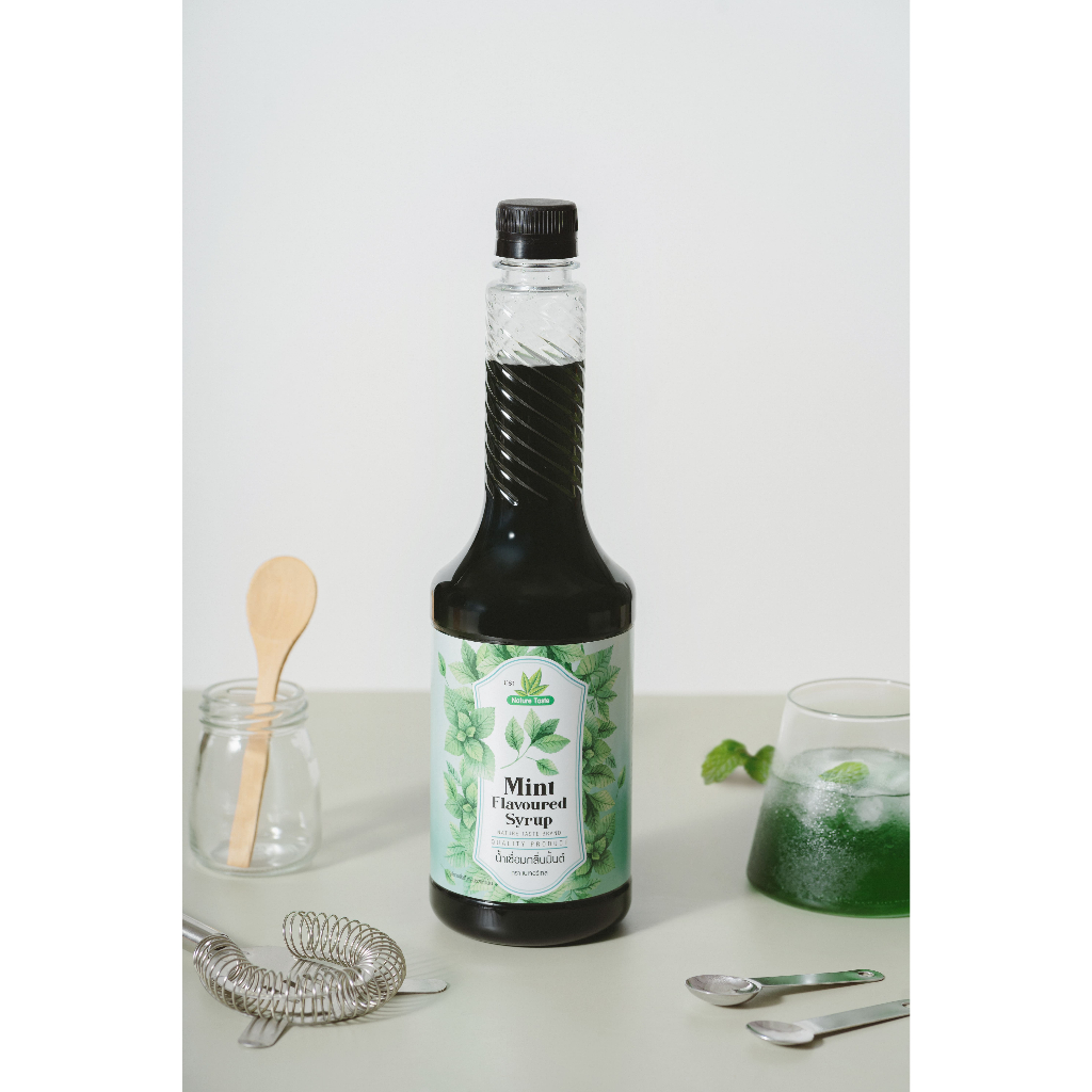 Nature Taste Mint Syrup น้ำเชื่อมไซรัป กลิ่นมิ้นต์ ตราเนเจอร์เทส ขนาด ...
