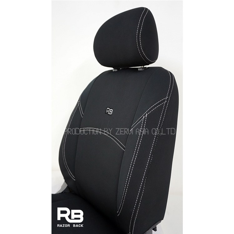 RAZOR BACK Neoprene seat cover Custom fit front pair for ISUZU D-MAX ...
