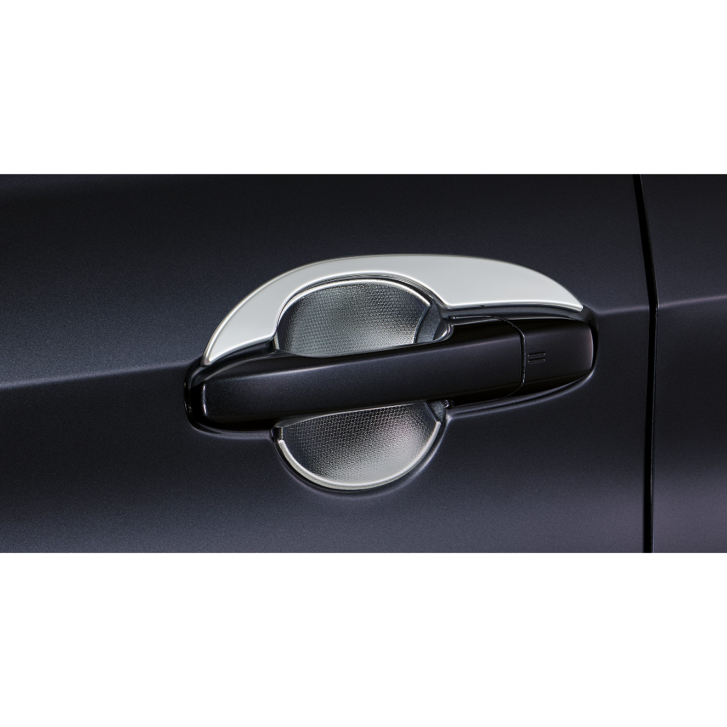 ชุดครอบที่จับประตู (โครเมียม) Door Handle Cover (Chrome) Toyota Yaris Ativ แท้ PS168-BY002 แท้ ...