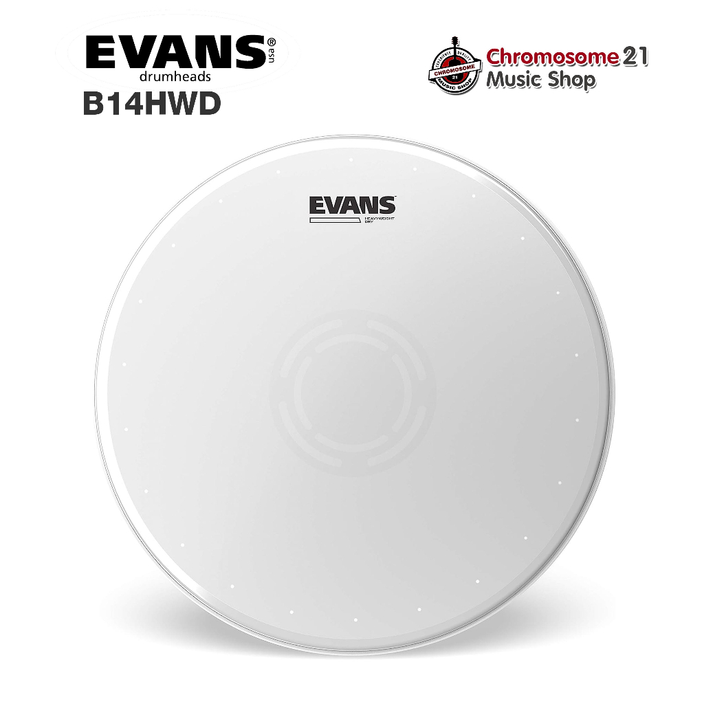 หนังสแนร์ Evans B14HWD HEAVYWEIGHT DRY ขนาด14นิ้ว (หนัง2ชั้น หนาพิเศษ ...