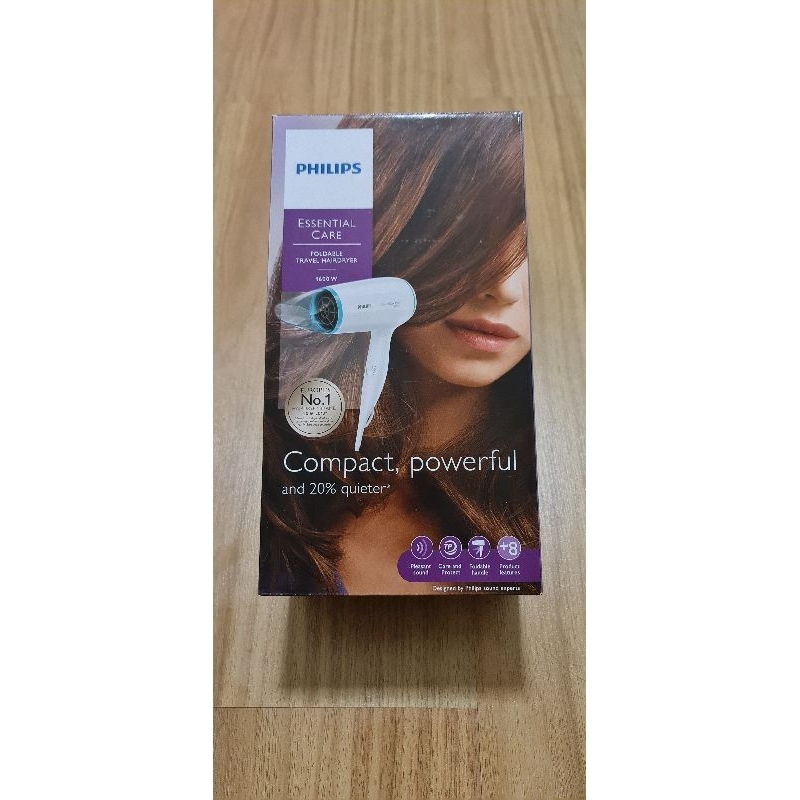 Philips ไดร์เป่าผมรุ่นBHD006 กำลังไฟ 1600วัตต์ สีขาวฟ้า | Shopee Thailand