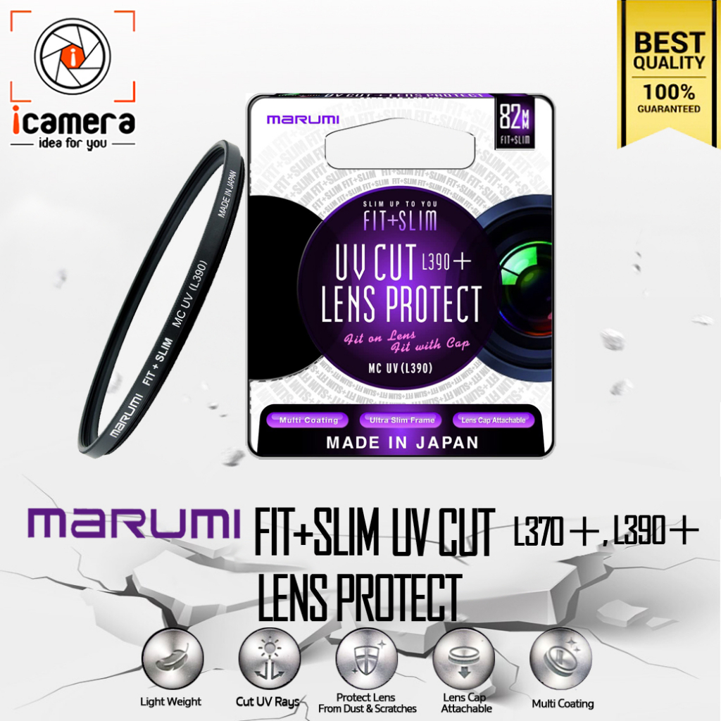 Marumi Filter Fit+Slim MC UV Cut L370+, L390+ มัลติโค้ด ขนาด 40.5, 43, 46, 49, 52, 55, 58, 67 ...