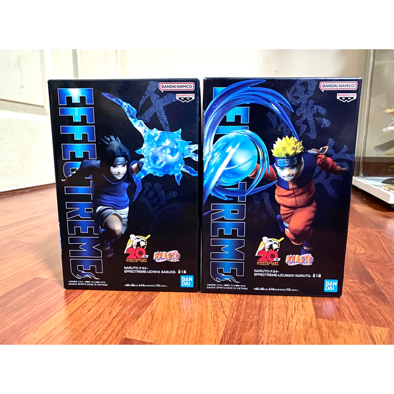 Bandai BANPRESTO: NARUTO SHIPPUDEN EFFECTREME-UZUMAKI NARUTO + UCHIHA ...