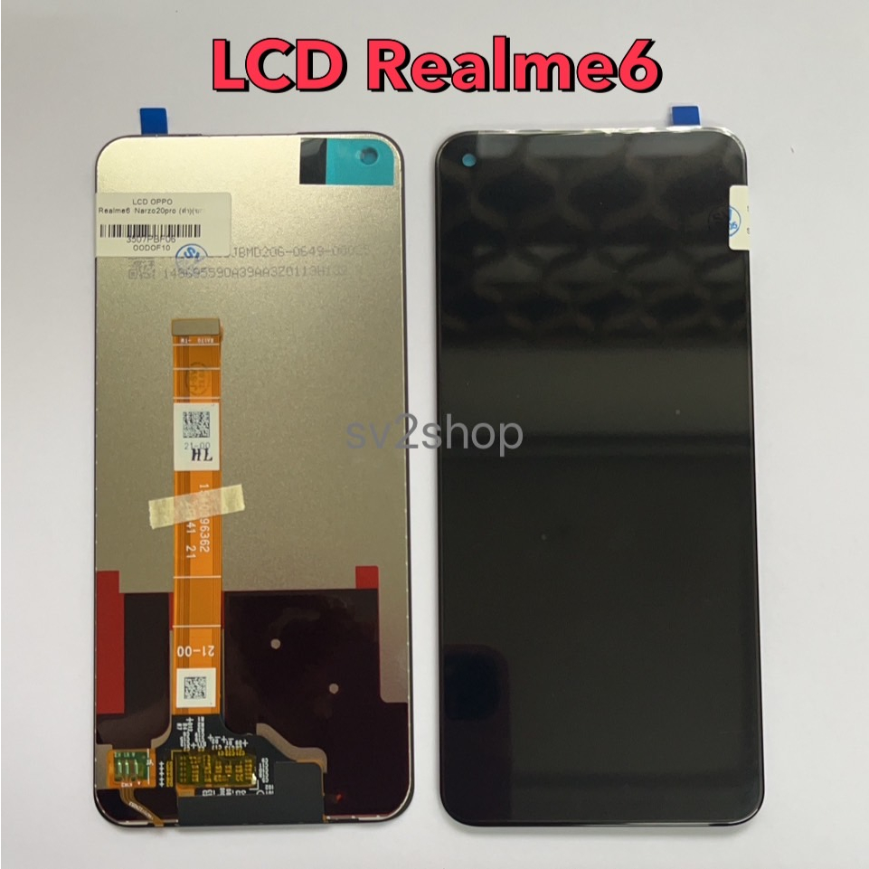จอใช้สำหรับ Oppo LCD Realme6 Rmx2001 หน้าจอ+ทัชสกรีน +แถมฟรีชุดไขควง ...