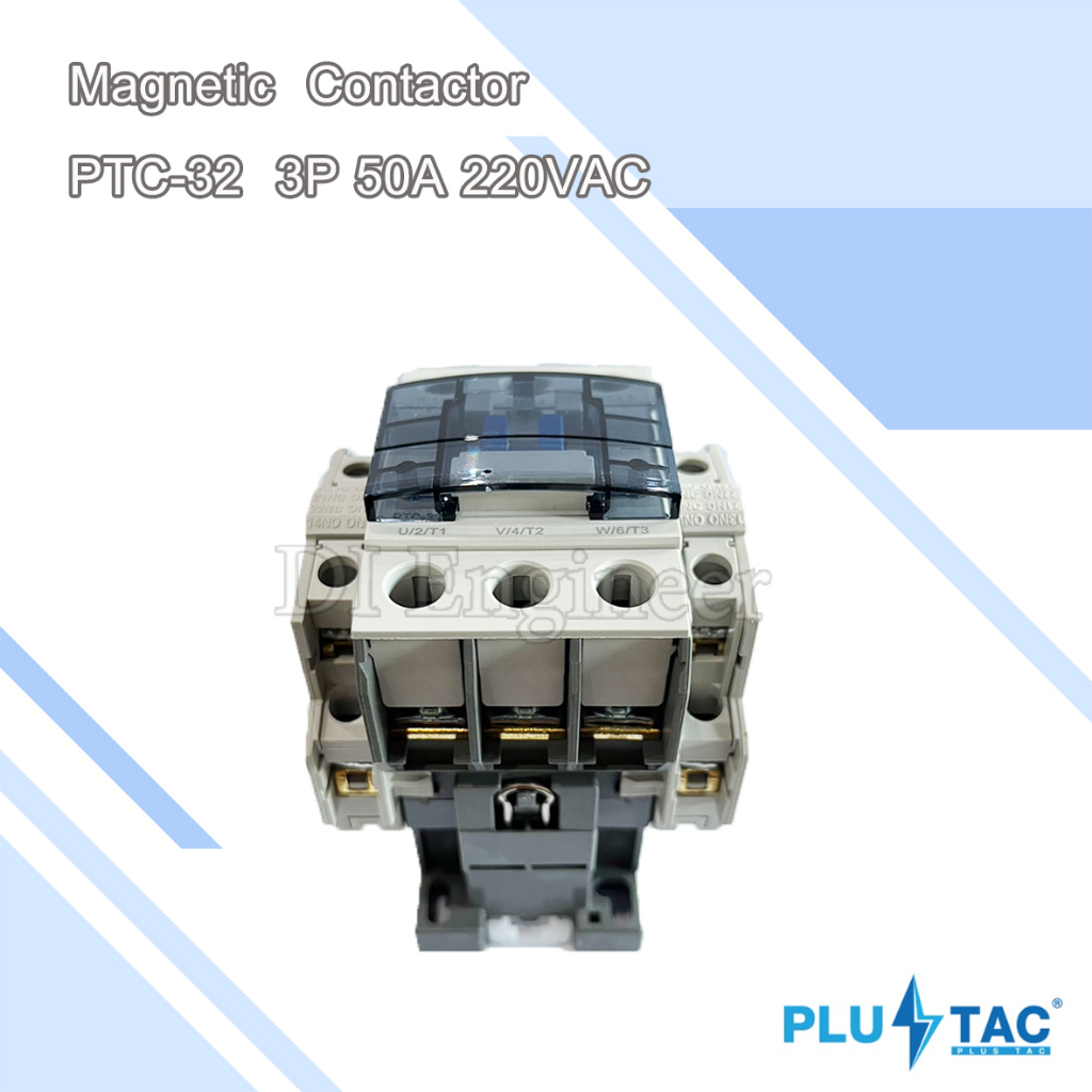 Magnetic Contactor PTC Series 220VAC ยี่ห้อ Plustac | Shopee Thailand