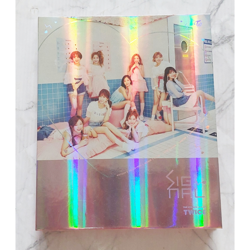 อัลบั้ม TWICE - Signal Album เวอร์ B พร้อมส่ง แกะแล้ว CD สุ่ม Jihyo ไม่ ...