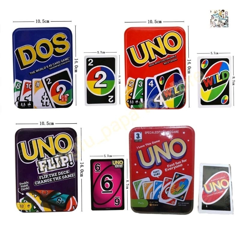 UNO DOS , UNO Flip ,UNO Wild , UNO อูโน่ การ์ดเกมส์ | Shopee Thailand