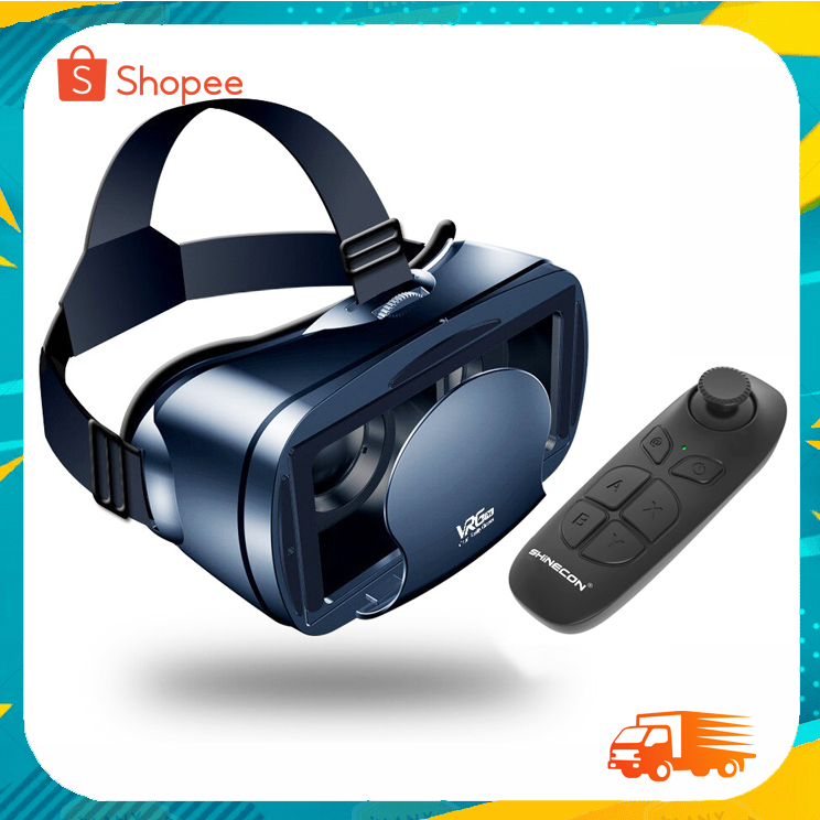 VRG Pro 3D VR แว่นตา Virtual Reality เต็มรูปแบบหน้าจอภาพมุมกว้าง VR ...