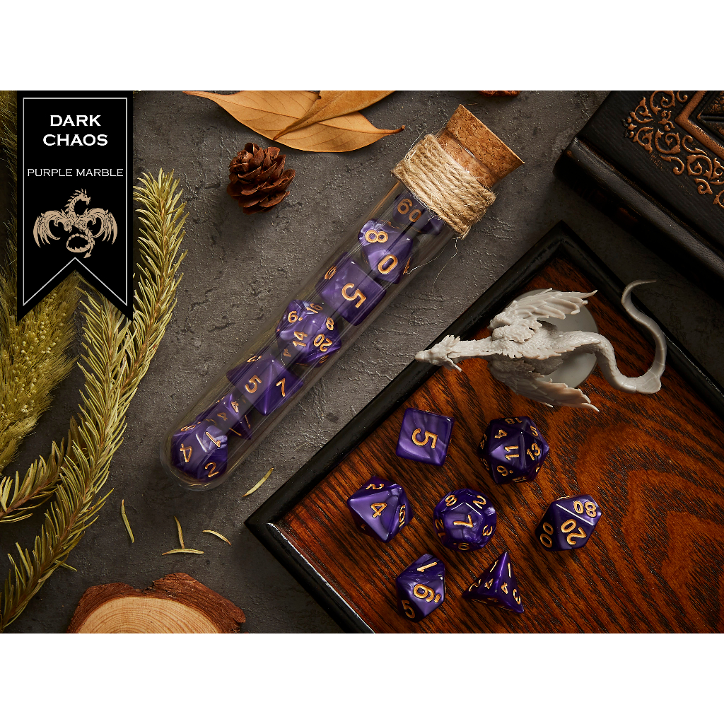 Potion Flask with Dice Set of 7 | ลูกเต๋า Dice For DnD D&D MTG RPG TRPG ...