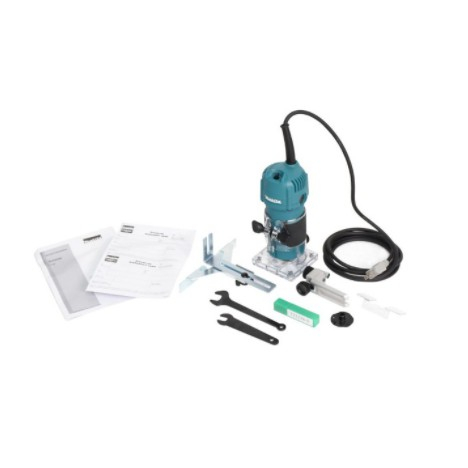 MAKITA 3709 เครื่องเซาะร่อง ไม้1/4 นิ้ว (6mm.) 530w (MCC) | ตกแต่งสลัก ...