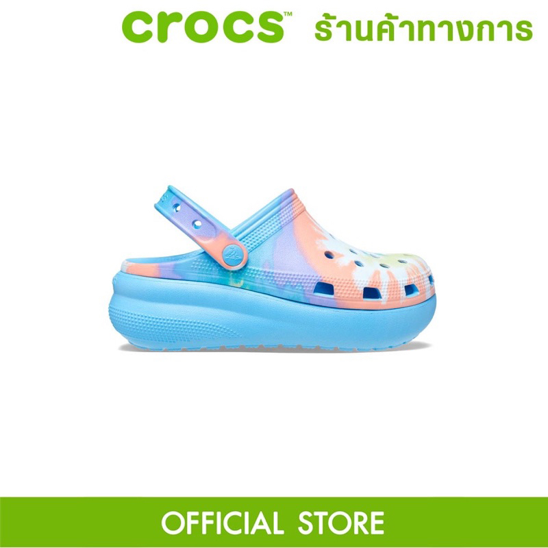 (ทักเเชทเหลือ1,432)CROCS Classic Tie Dye Cutie Clog ไซร์J5 (ตรงกับไซร์ W6) | Shopee Thailand