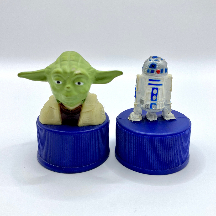 ฝาเป๊ปซี่ Star Wars สตาร์วอร์ Yoda & R2-D2 Pepsi Bottle Cap โยดา/อาร์ทู ...