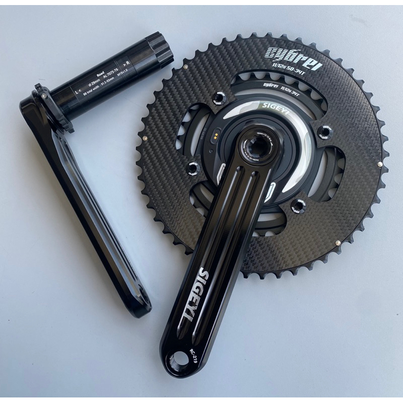 ชุดจานหน้า Sigeyi พร้อม Powermeter ประกอบใบคาร์บอน Cybrei | Shopee Thailand