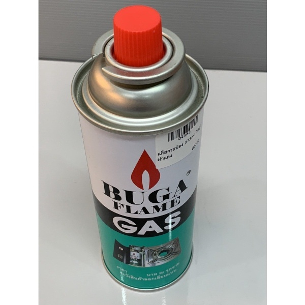 แก๊สกระป๋อง 375ml. ใหญ่ ฝาแดง BUGA Flame GAS | Shopee Thailand
