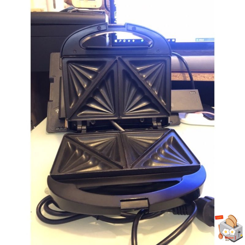 🥪เครื่องปิ้งขนมปังแซนวิชไฟฟ้า2ช่อง Home Mate Pro5🥪ใช้งานง่ายเป็นสินค้า ...