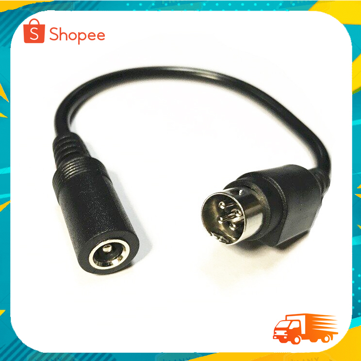 5.5*2.1mm 4-Pin Mini DIN Male to Female DC Power Cable For cctv camera ...