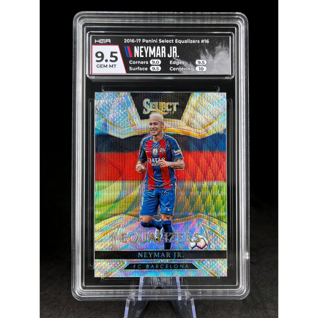 การ์ดฟุตบอล เนย์มาร์ บาเซโลน่า 2016-17 PANINI SELECT EQUALIZERS INSERT NEYMAR JR. # 16 FC ...