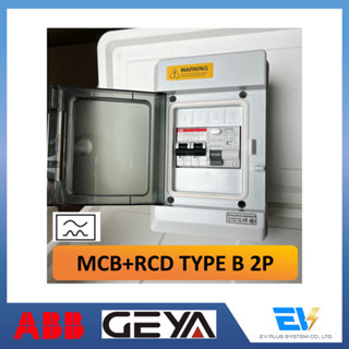 【พร้อมส่ง】ชุดวงจรสอง EV Charger MCB+RCD 1Phase-3Phase สามารถ Customs ...