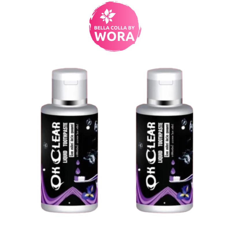 [2 ขวด] OK Clear Liquid Toothpaste ยาสีฟันสมุนไพรสูตรน้ำ [50 ml.] | Shopee Thailand