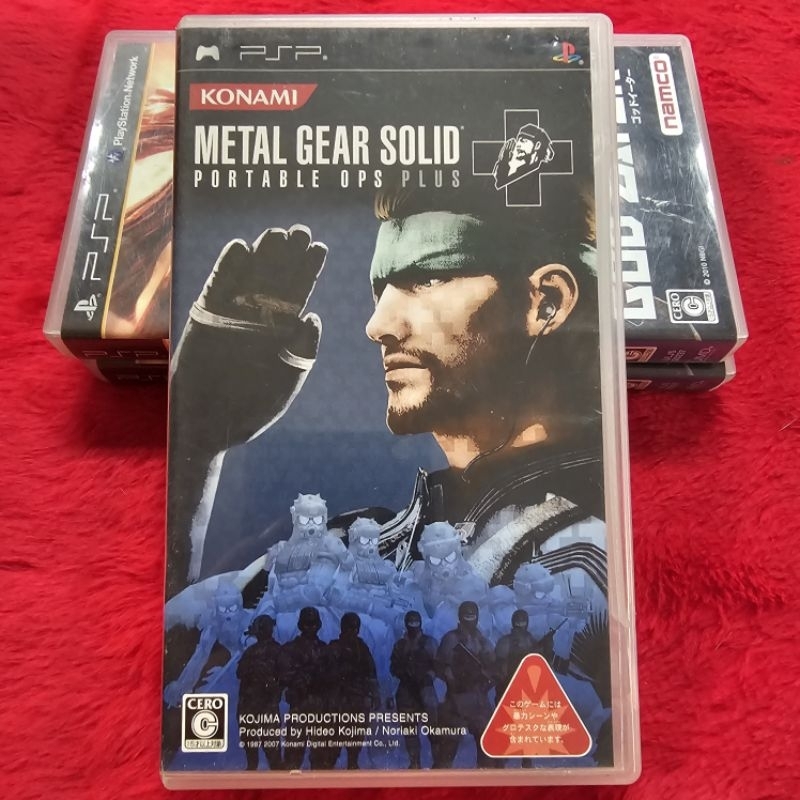 แผ่นแท้ PSP Metal Gear Solid Peace Walker/Portable Ops/Portable Ops ...