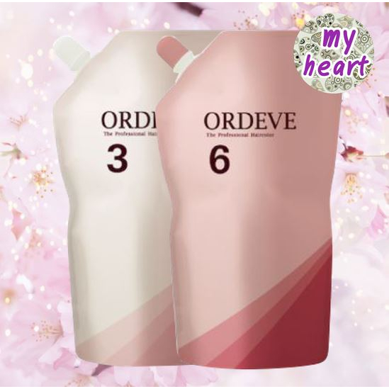 Milbon Ordeve 3/6 ขนาด 1000 ml ไฮโดรเยนสำหรับผสมสี | Shopee Thailand