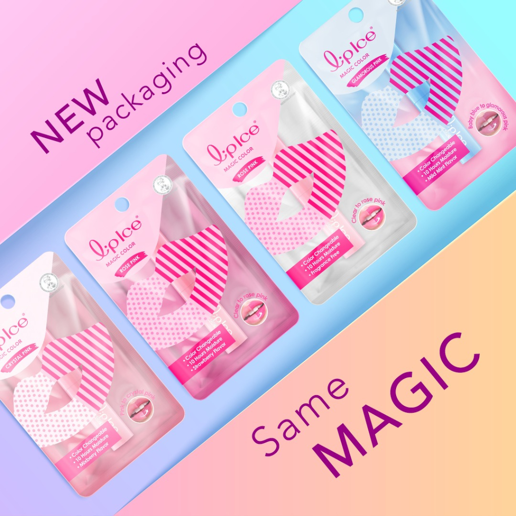Mentholatum Lip Ice Magic Color | Shopee Thailand