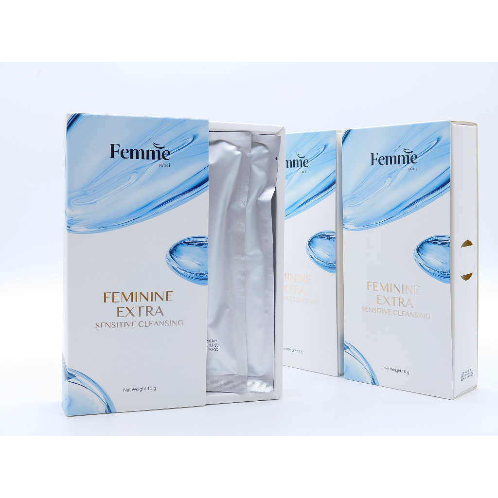 (3 Boxes) Femme Feminine Extra Sensitive Cleansing (new) | Shopee Thailand