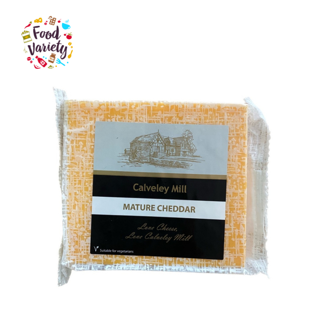Calveley Mill Coloured Mature Cheddar Cheese 200g แคลฟ์เลย์ มิลล์ ชีสเ ...