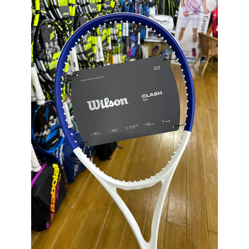 ไม้เทนนิส WILSON CLASH 100 US OPEN 2023 หน้าไม้ 100 น้ำหนัก 295 กรัม ...