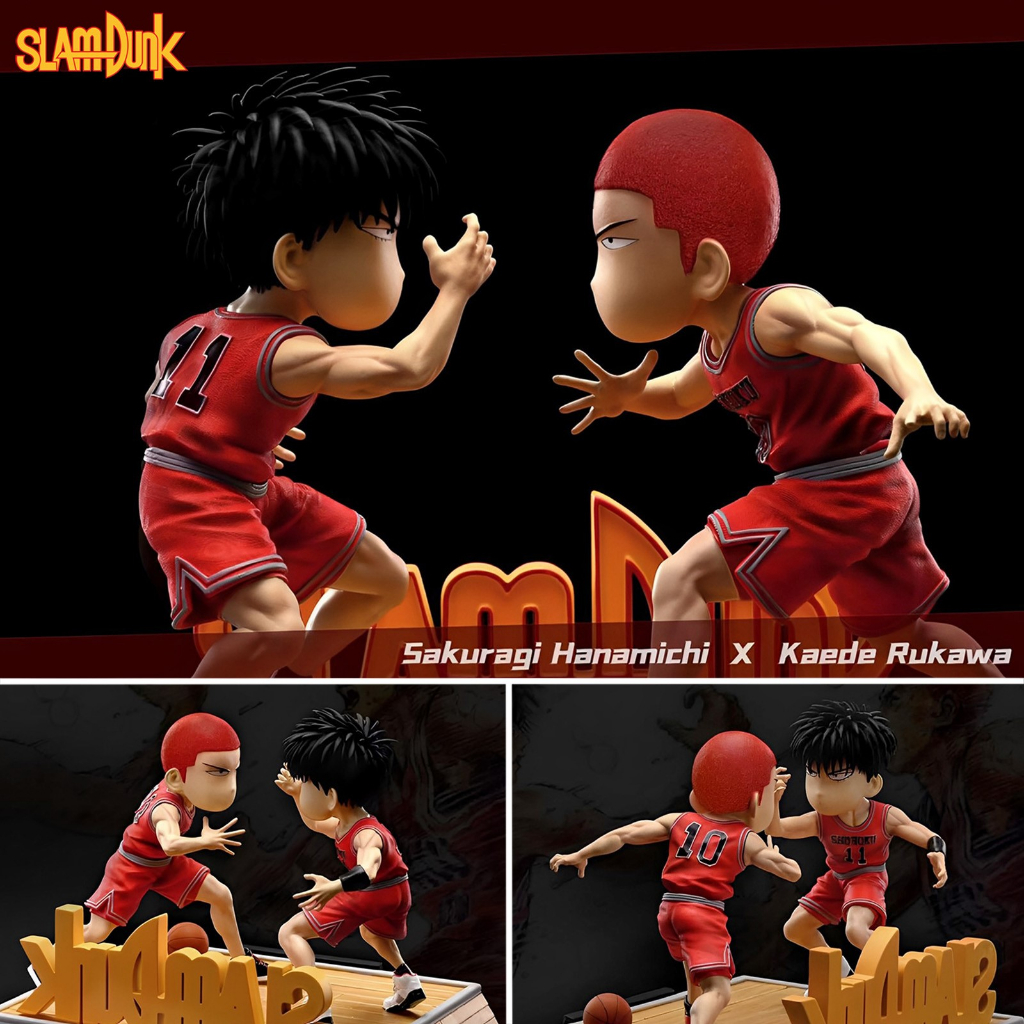ฟิกเกอร์ Sun Studio Slam Dunk สแลมดังก์ Basketball Kaede Rukawa & Hanamichi Sakuragi รุคาว่า และ ...