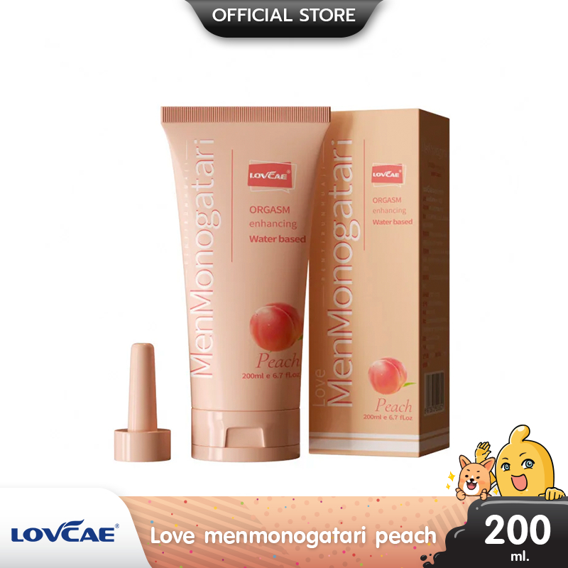 Lovcae menmonogatari peach เจลหล่อลื่นสูตรน้ำ เนื้อเจลใส แห้งช้า กลิ่นพ ...