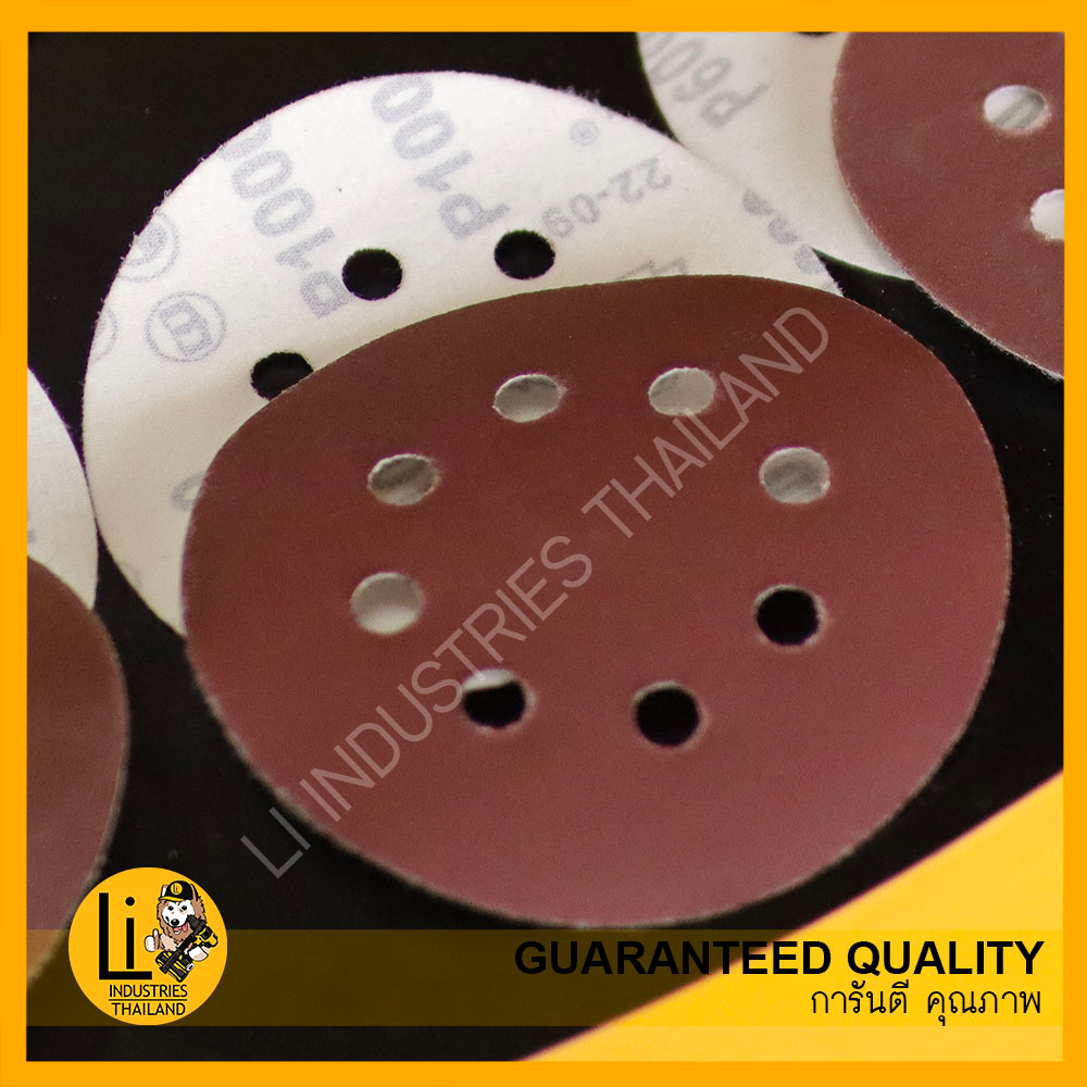 กระดาษทรายกลม ใบกระดาษทราย 5นิ้ว 8รู สำหรับ DEWALT DCW210 ใบกระดาษทราย ...