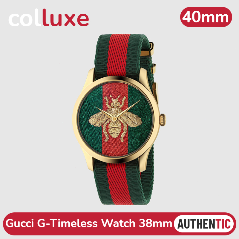 ⌚กุชชี่ GUCCI นาฬิกาข้อมือ รุ่น G-TIMELESS watch 38mm Code: YA126487A ...