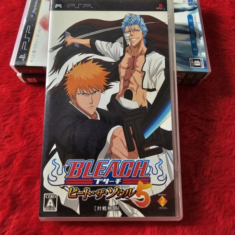 แผ่นแท้ PSP Bleach Heat the Soul/the Soul 5 (UCJS 10008/UCJS 10082 ...