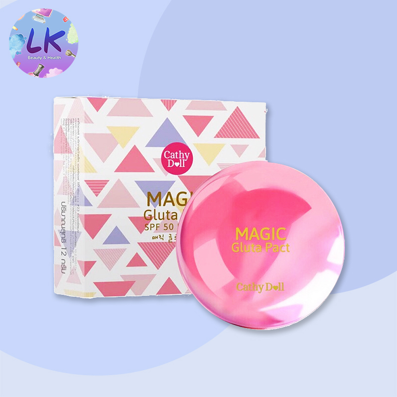 cathy doll magic gluta pact 4.5 กรัม SPF50 PA+++ #21 LIGHT BEIGE แป้งกล ...