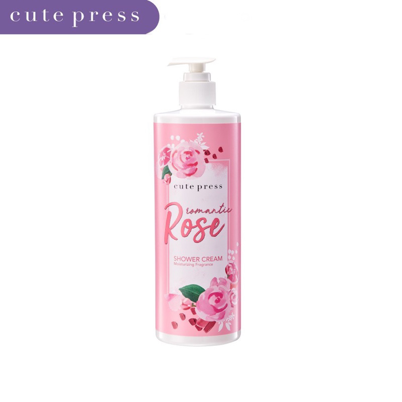 CUTE PRESS ครีมอาบน้ำ ROMANTIC ROSE SHOWER CREAM 490 ml | Shopee Thailand