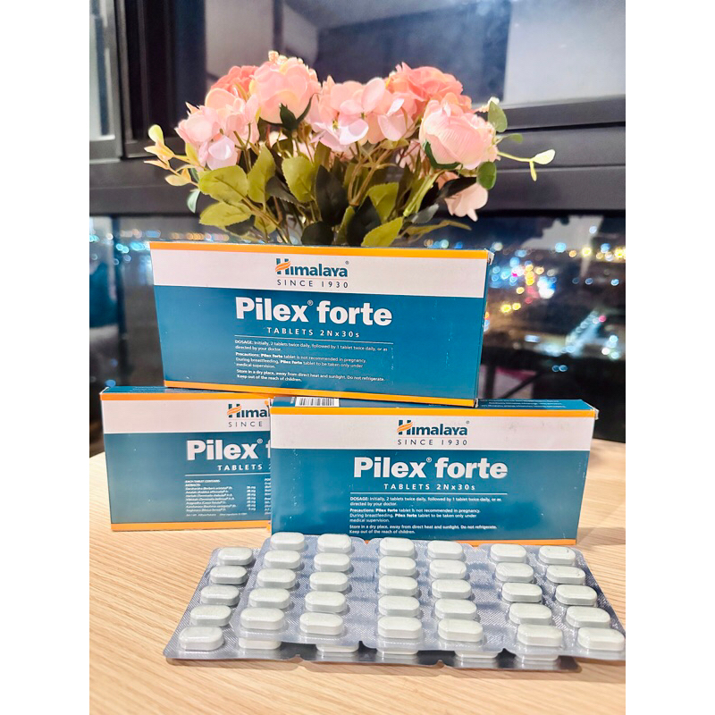 Himalaya Pilex forte Tablets แบบกล่อง | Shopee Thailand