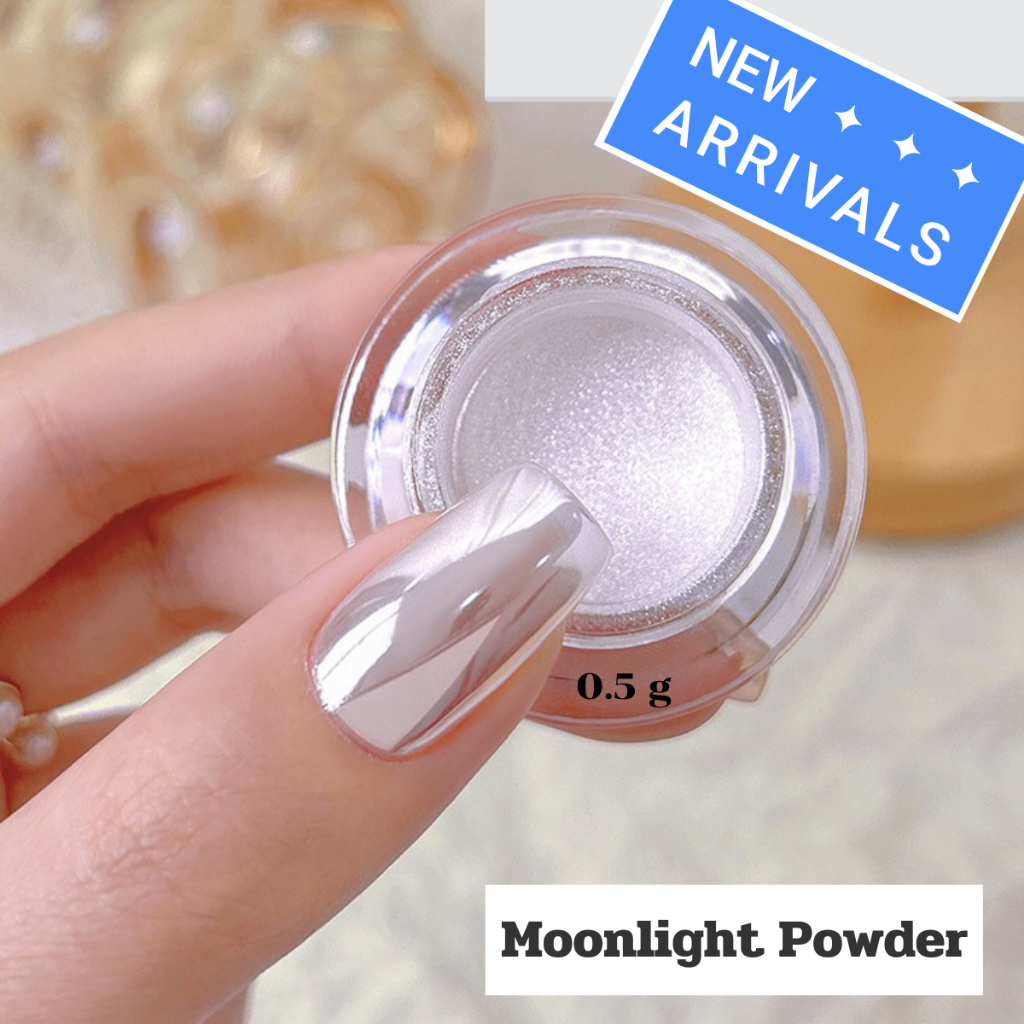 ผงขัดกระจกออโรร่า Moonlight Powder ขัดเล็บให้ดูเงาสวยดั่งไข่มุก #K5002 ...