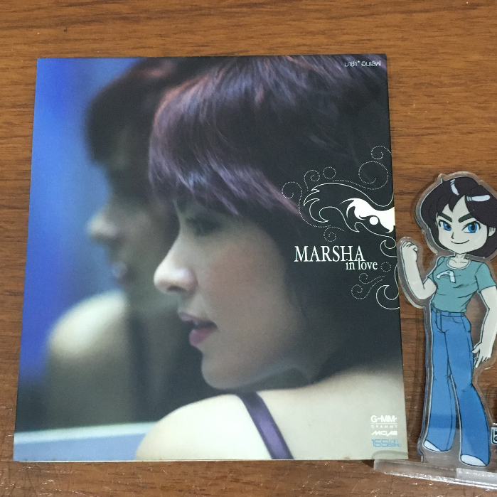 (มือสอง) CD เพลง Marsha (มาช่า) อัลบั้ม Marsha in love (2548) ลิขสิทธิ์ ...