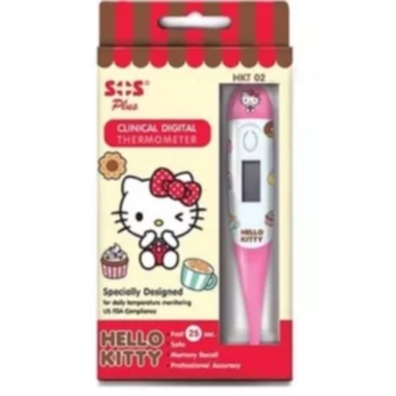 SOS Plus Clinical Digital Thermometer Hello Kitty เอสโอเอส ...