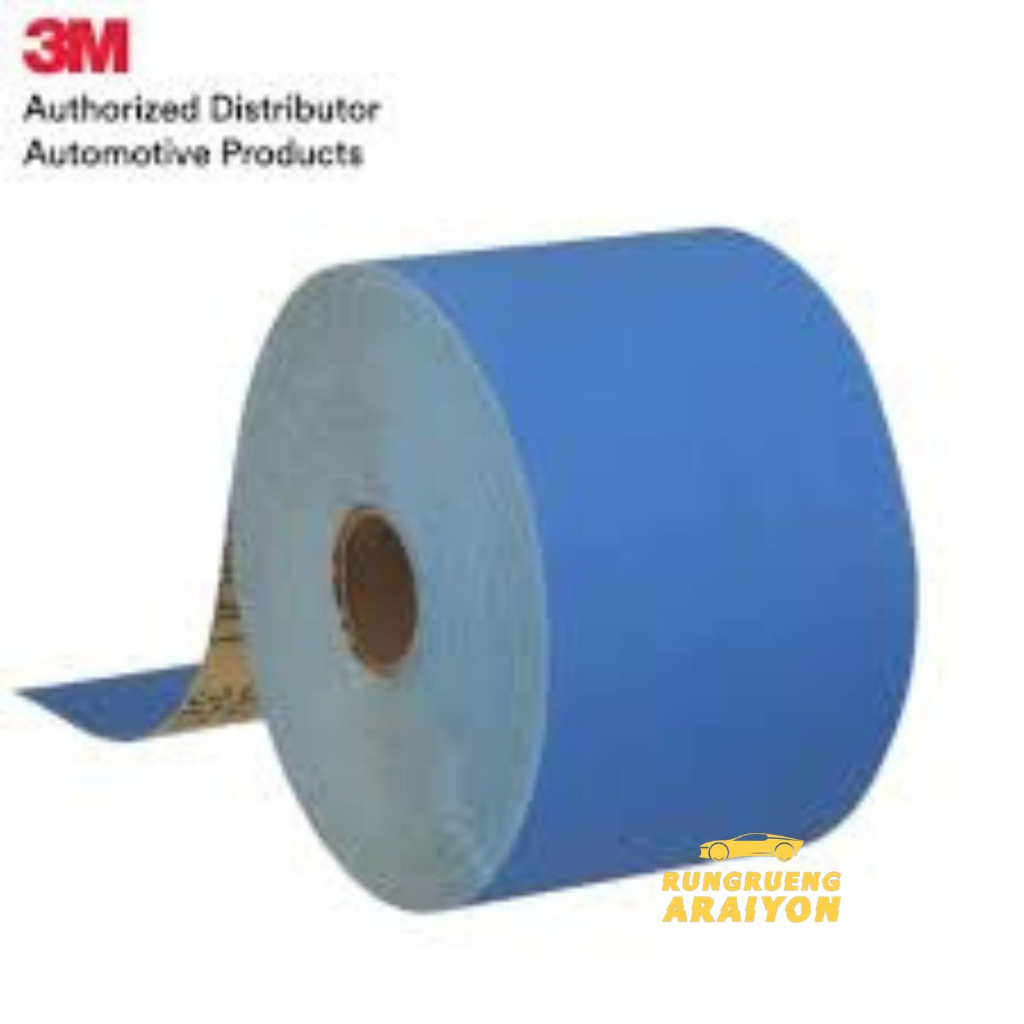 กระดาษทรายม้วนสีฟ้า แบบขัดแห้งหลังกาว 3M P320 หรือ P400 (70มม x 41 เมตร) จำนวน 1 ม้วน | Shopee ...