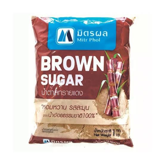 มิตรผล Mitr Phol น้ำตาลทรายแดง น้ำตาลบราวน์ชูก้าร์ น้ำตาลอ้อย 1 กก. ...