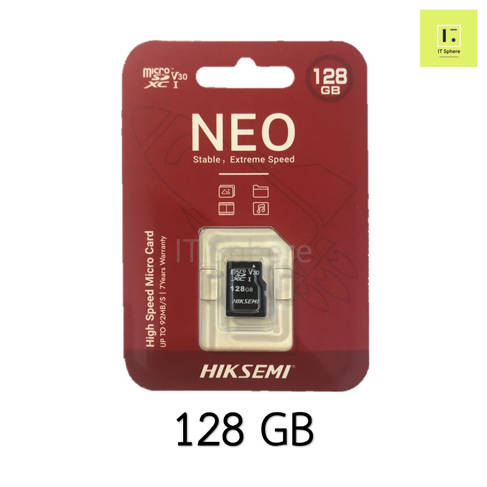 [ของแท้ ศูนย์ไทย] Micro SD Card Hiksemi Neo C1 16GB 32GB 64GB 128GB microSDHC?/ Class 10 and UHS ...