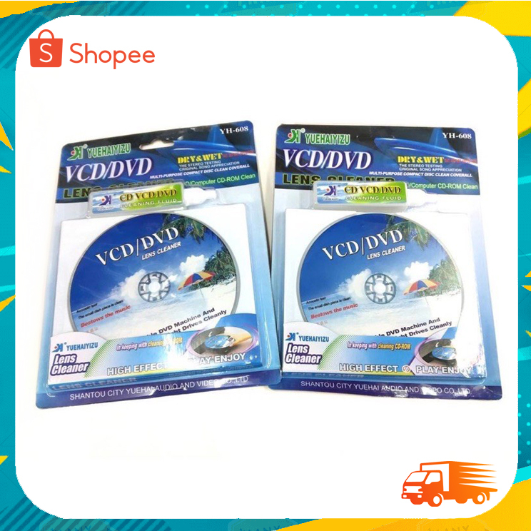น้ำยาทำความสะอาดแผ่น CD/ VCD /DVD Computer CD ROM Lens Cleaner YH-608 | Shopee Thailand