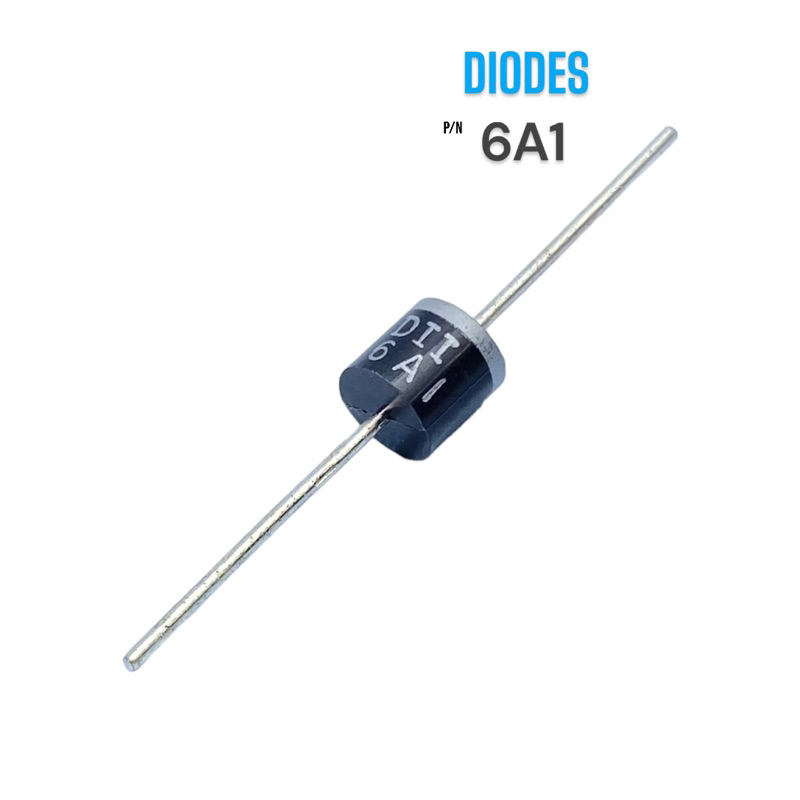 6A1 ไดโอด Diodes Rectifiers 6A 100Volt SILICON RECTIFIER Diode (4-12 ...