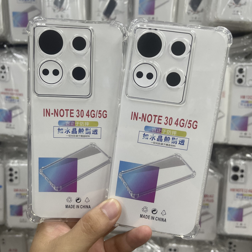 Infinix note30 พร้อมส่งในไทย เคสTPUใส กันกระแทก แบบคลุมกล้อง infinix Note30 4G infinix Note30 5G ...