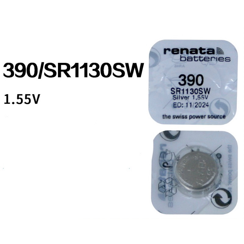 ถ่านนาฬิกาRenata 390/SR1130SW ของแท้ (1 ก้อน) | Shopee Thailand