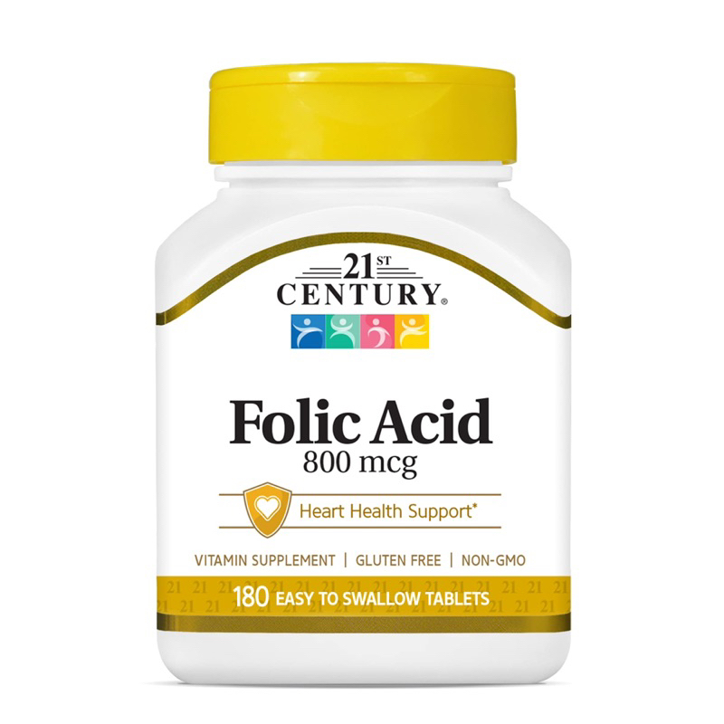 โฟลิก 21st Century Folic Acid (400 mcg, 800 mcg) | Shopee Thailand