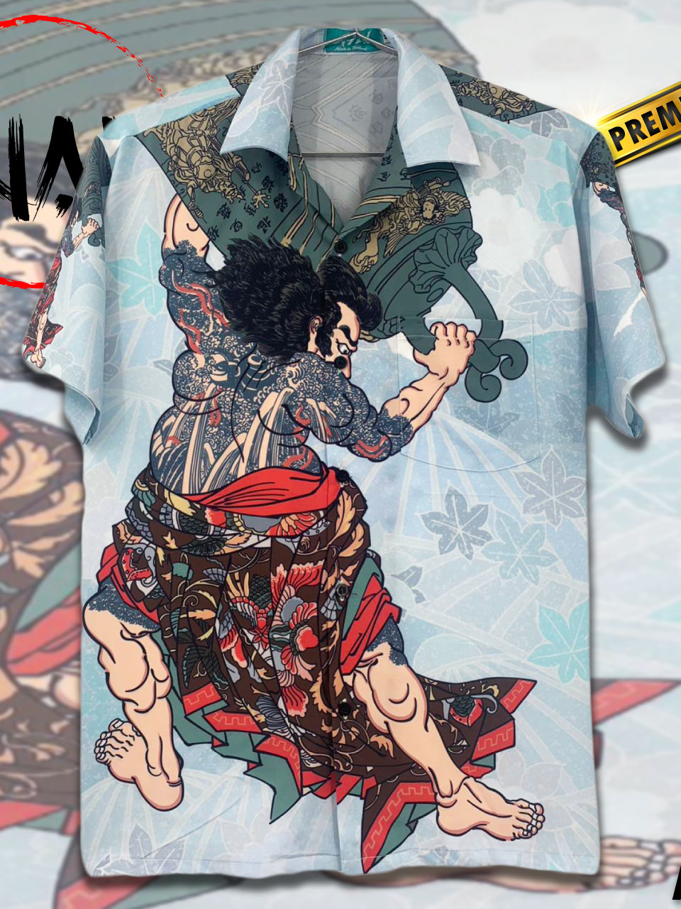 เสื้อฮาวาย ญี่ปุ่นแบกระฆัง A962 ผ้าไหมอิตาลีแท้ | Shopee Thailand